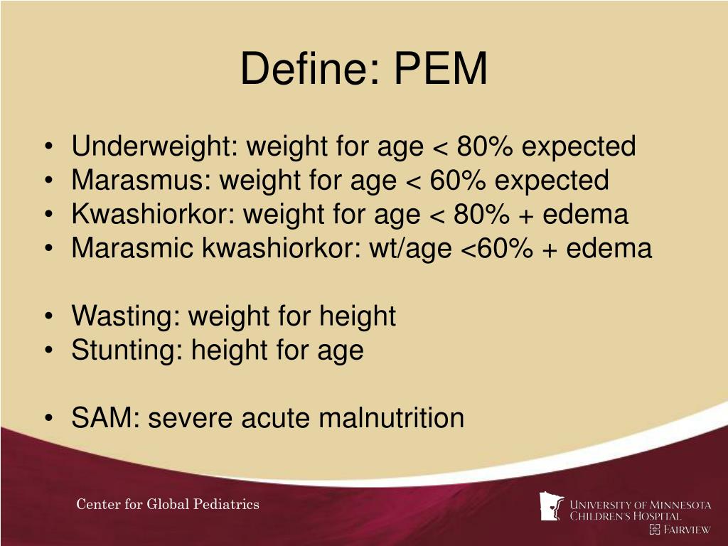 PPT - Protein Energy Malnutrition PowerPoint Presentation, free ...