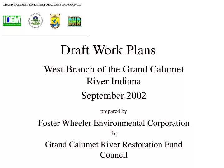 PPT - Draft Work Plans PowerPoint Presentation, free download - ID:1357919