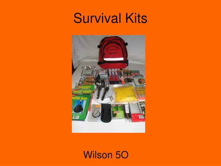 PPT - Survival Kits PowerPoint Presentation, free download - ID:1359585