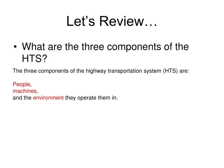 PPT - Let’s Review… PowerPoint Presentation, free download - ID:1359712