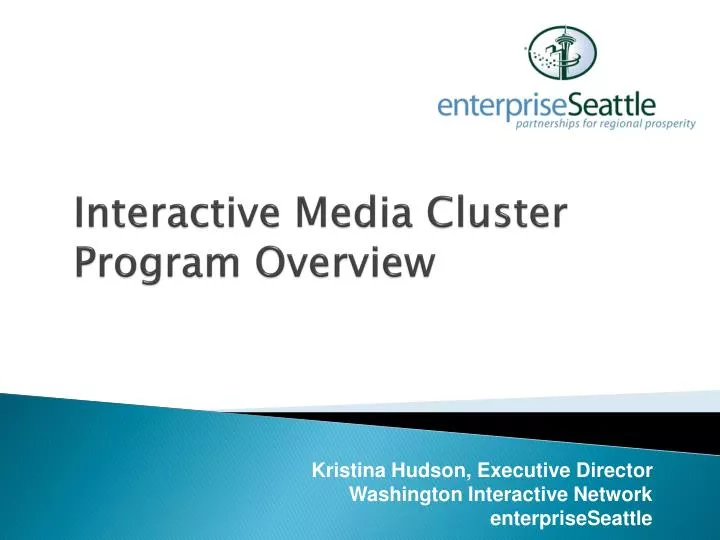 PPT - Interactive Media Cluster Program Overview PowerPoint ...