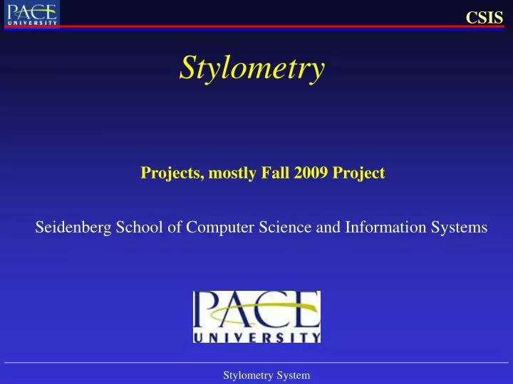 PPT - Stylometry PowerPoint Presentation, free download - ID:1360736