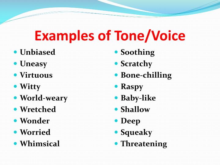 PPT - Tone/Voice PowerPoint Presentation - ID:1360751