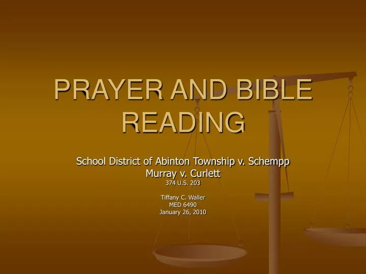 PPT - PRAYER AND BIBLE READING PowerPoint Presentation, free download ...
