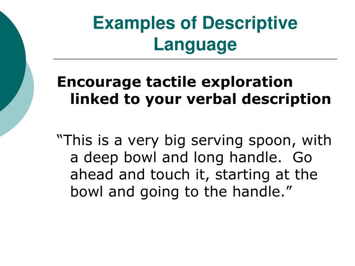 PPT - Descriptive Language PowerPoint Presentation - ID:1361333