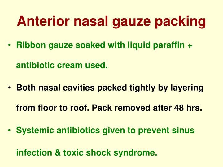 PPT - Epistaxis PowerPoint Presentation - ID:1364903