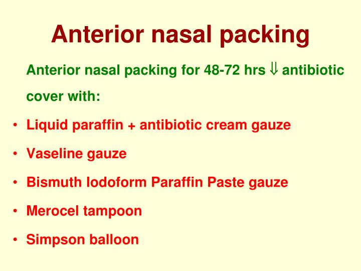 PPT - Epistaxis PowerPoint Presentation - ID:1364903