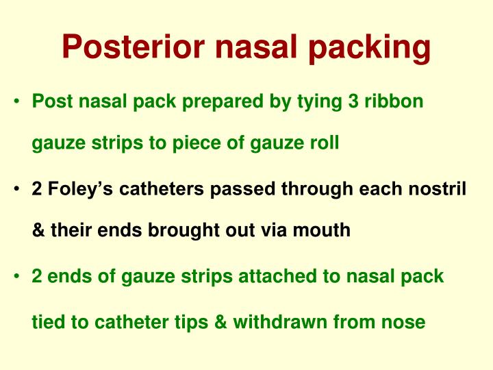 PPT - Epistaxis PowerPoint Presentation - ID:1364903