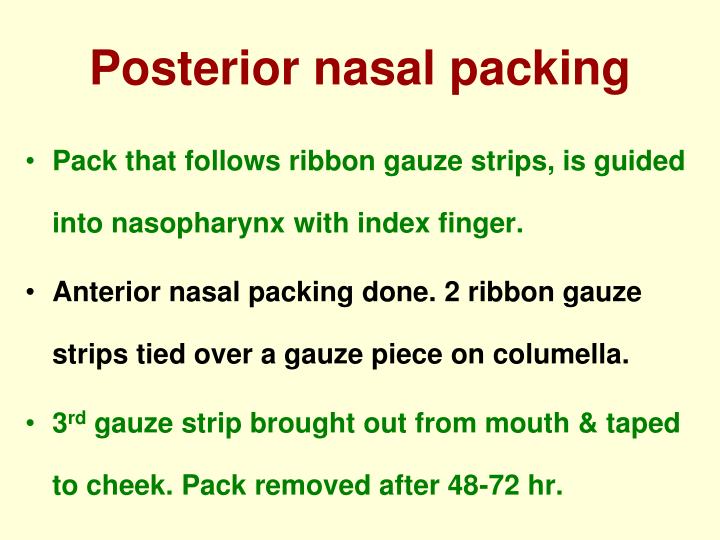 PPT - Epistaxis PowerPoint Presentation - ID:1364903
