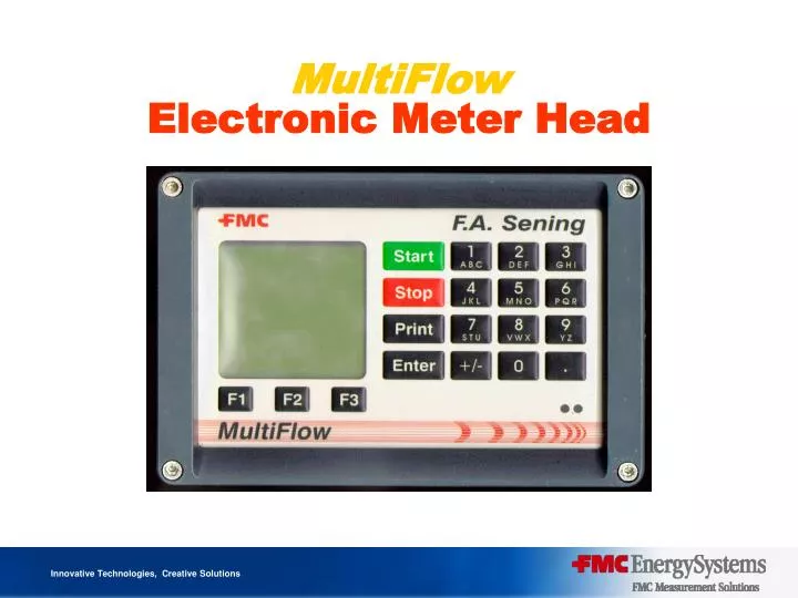 PPT - MultiFlow Electronic Meter Head PowerPoint Presentation, free ...