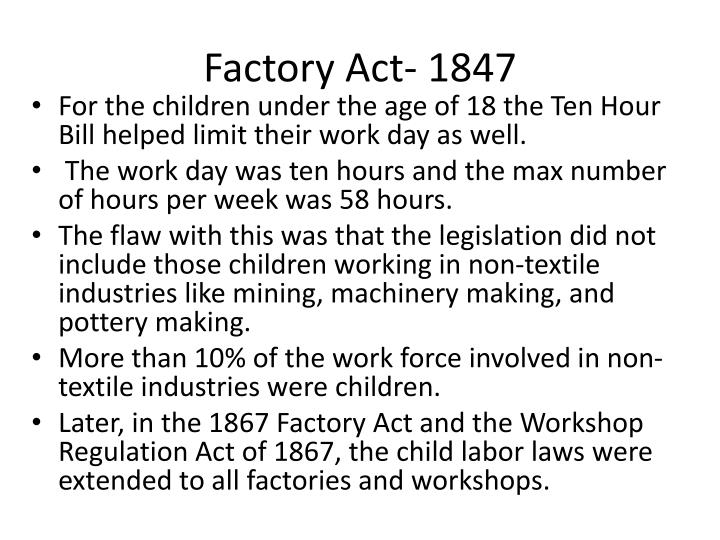 PPT - Child Labor and Education During the Industrial Revolution ...