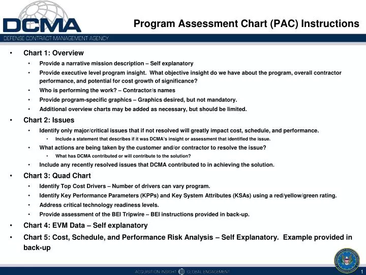 PPT - Program Assessment Chart (PAC) Instructions PowerPoint ...