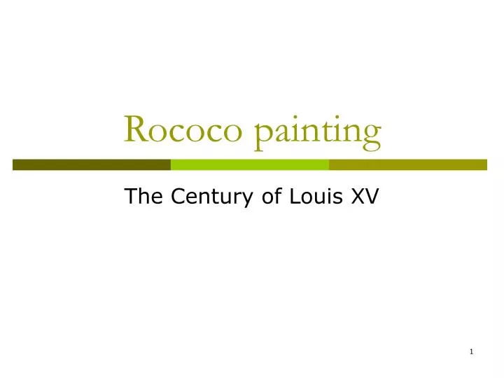 PPT - Rococo painting PowerPoint Presentation, free download - ID:1366503