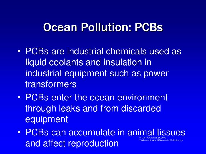 PPT - Water Pollution Chapters 13 and 20 Living in the Environment , 11 ...