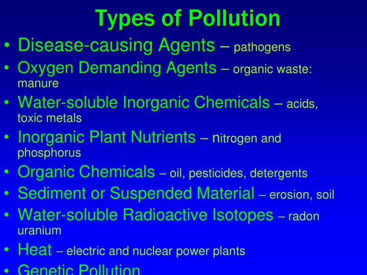 PPT - Water Pollution Chapters 13 and 20 Living in the Environment , 11 ...
