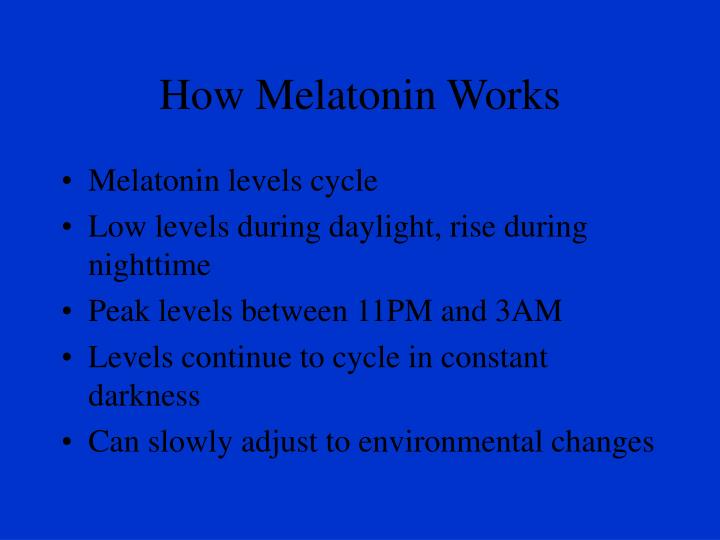 PPT - Melatonin and Sleep PowerPoint Presentation - ID:1369674