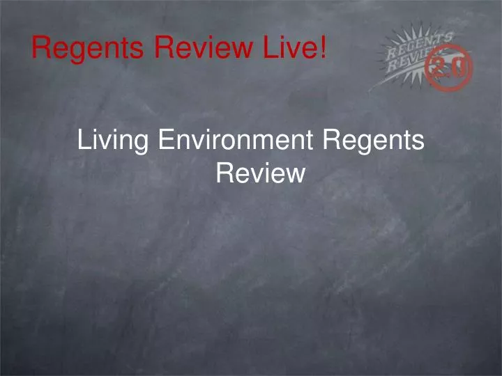 PPT - Regents Review Live! PowerPoint Presentation, free download - ID ...