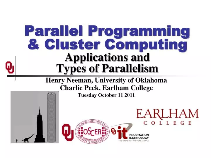 Ppt Parallel Programming And Cluster Computing Applications And Types Of Parallelism Powerpoint
