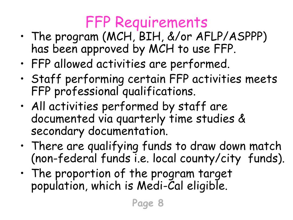 PPT - Federal Financial Participation Training PowerPoint Presentation ...