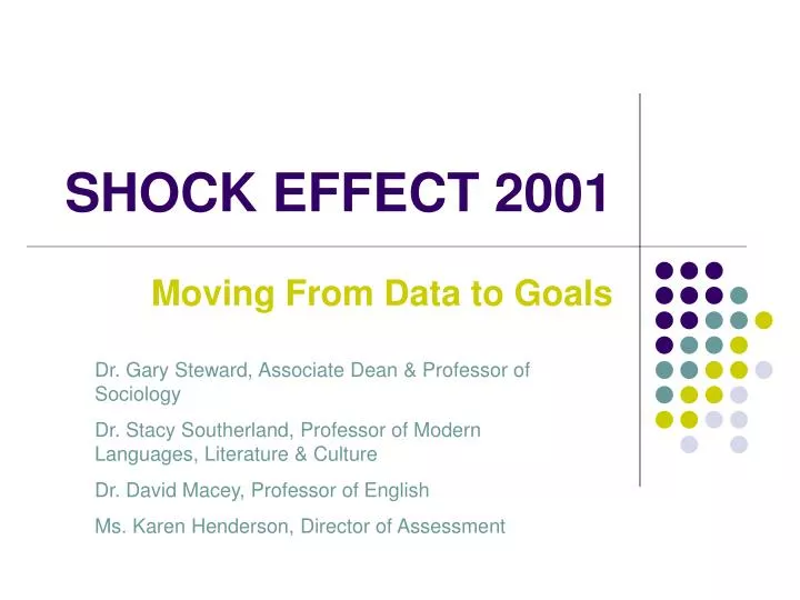 PPT - SHOCK EFFECT 2001 PowerPoint Presentation, free download - ID:1371654