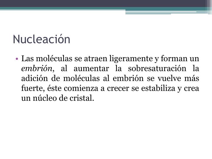 PPT - CRISTALIZACIÓN PowerPoint Presentation - ID:1371977