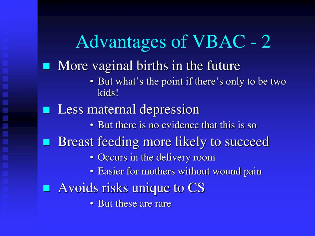 Ppt Vaginal Birth After Caesarean Vbac Powerpoint Presentation