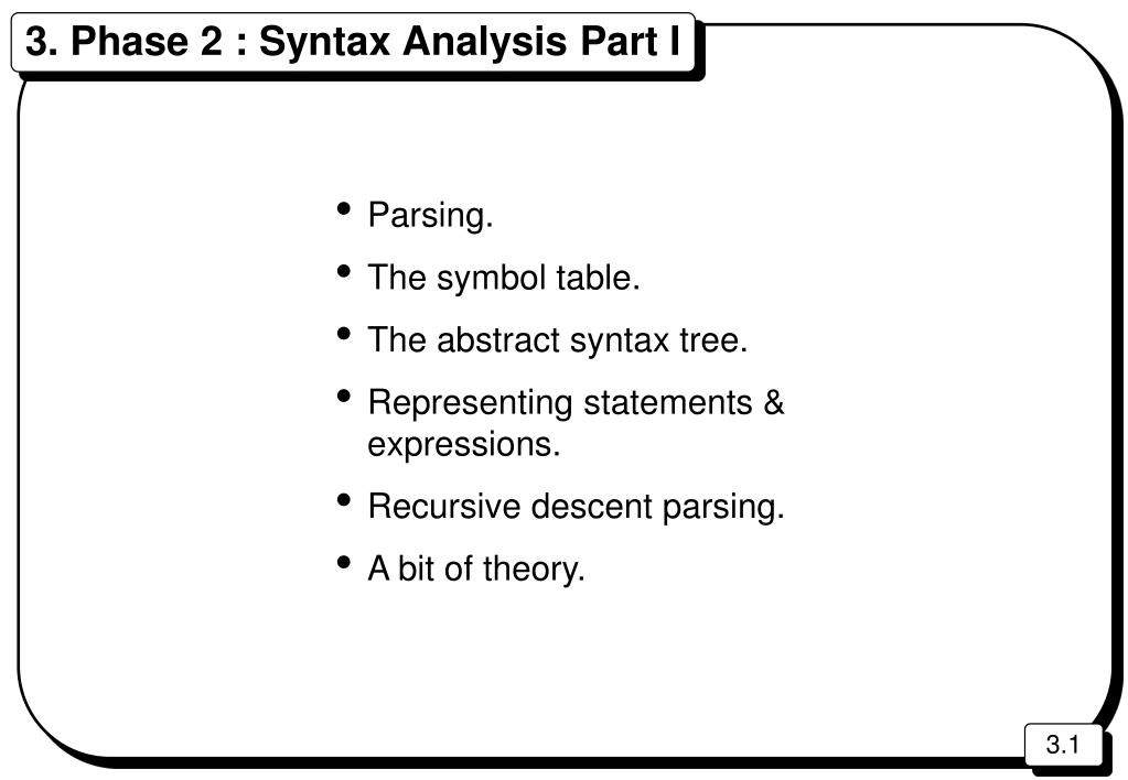 Ppt Parsing And Parsing Data Structures In Programming Languages Powerpoint Presentation Id