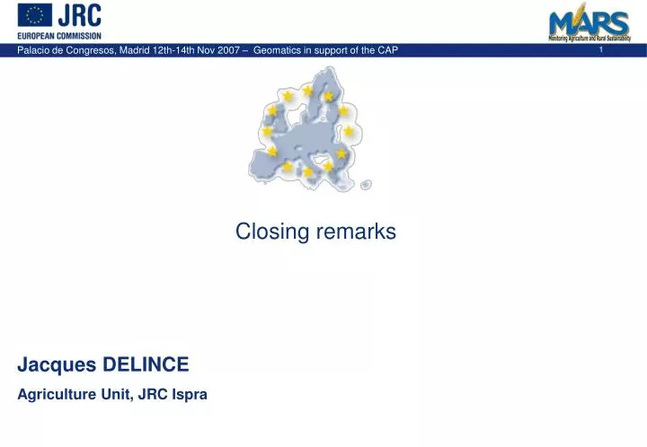 PPT - Closing remarks PowerPoint Presentation, free download - ID:1373008