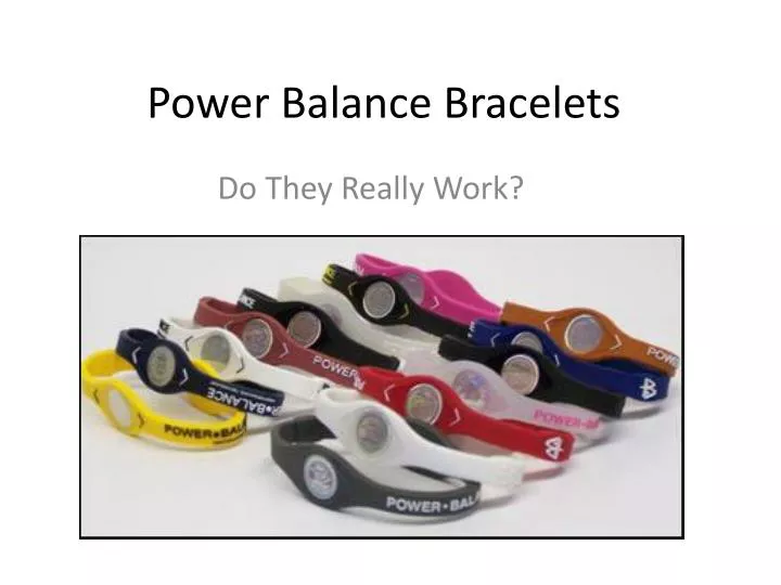 PPT - Power Balance Bracelets PowerPoint Presentation, free download ...