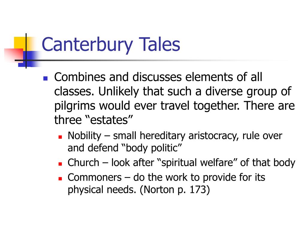 PPT - Canterbury Tales PowerPoint Presentation, free download - ID:1373415