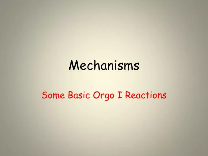 PPT - Mechanisms PowerPoint Presentation, free download - ID:1374567