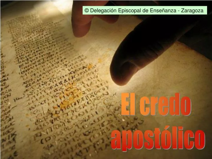 PPT - El credo apostólico PowerPoint Presentation, free download - ID ...