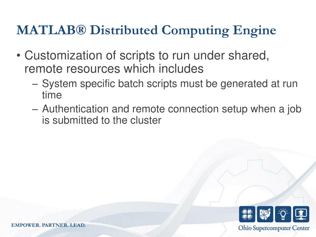 Ppt Parallel Matlab In Production Supercomputing With Applications In Signal And Image