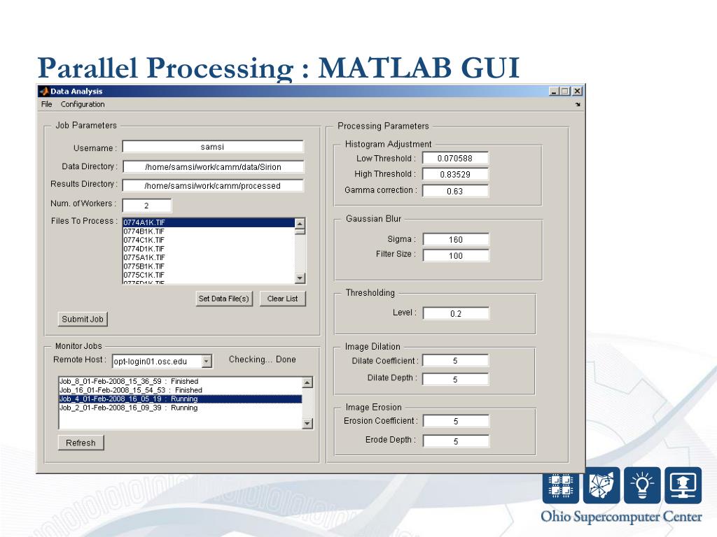 Ppt Parallel Matlab In Production Supercomputing With Applications In Signal And Image