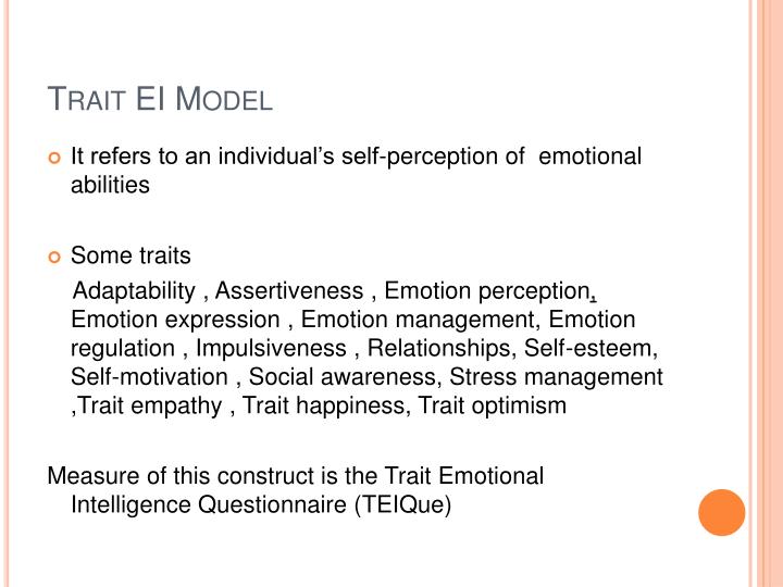 PPT - Emotional Intelligence PowerPoint Presentation - ID:1377422