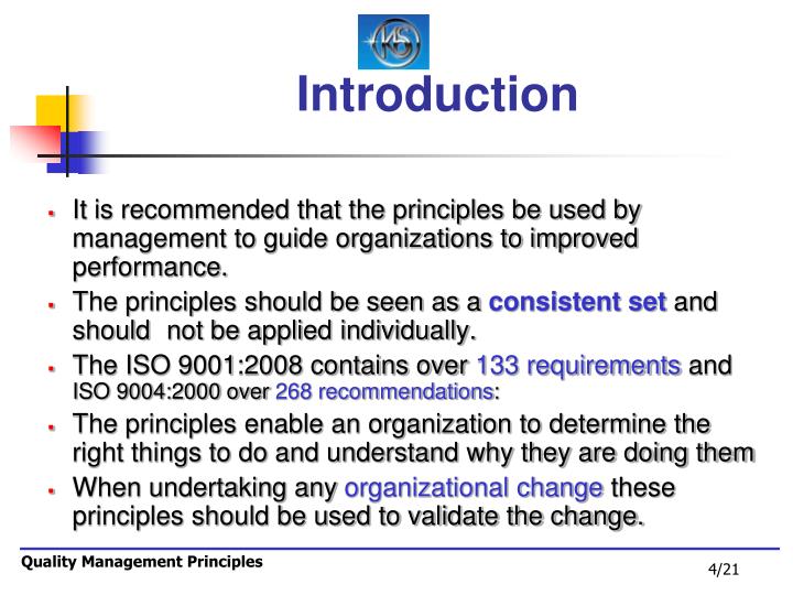 PPT - Quality Management Principles PowerPoint Presentation - ID:1377939