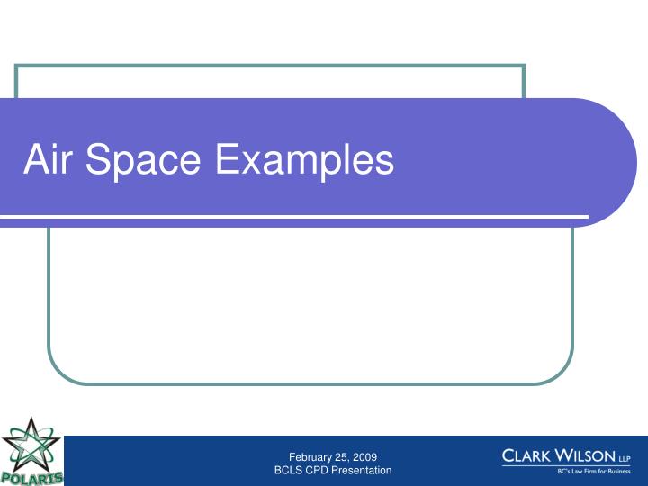 PPT - Air Space Parcels PowerPoint Presentation - ID:1377953