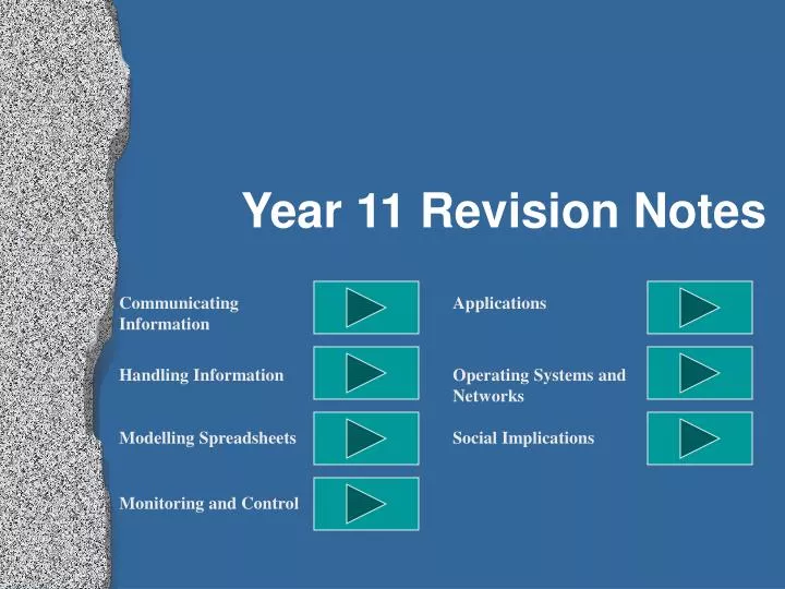 PPT - Year 11 Revision Notes PowerPoint Presentation, free download ...