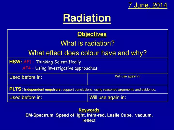 PPT - Radiation PowerPoint Presentation, free download - ID:1378464