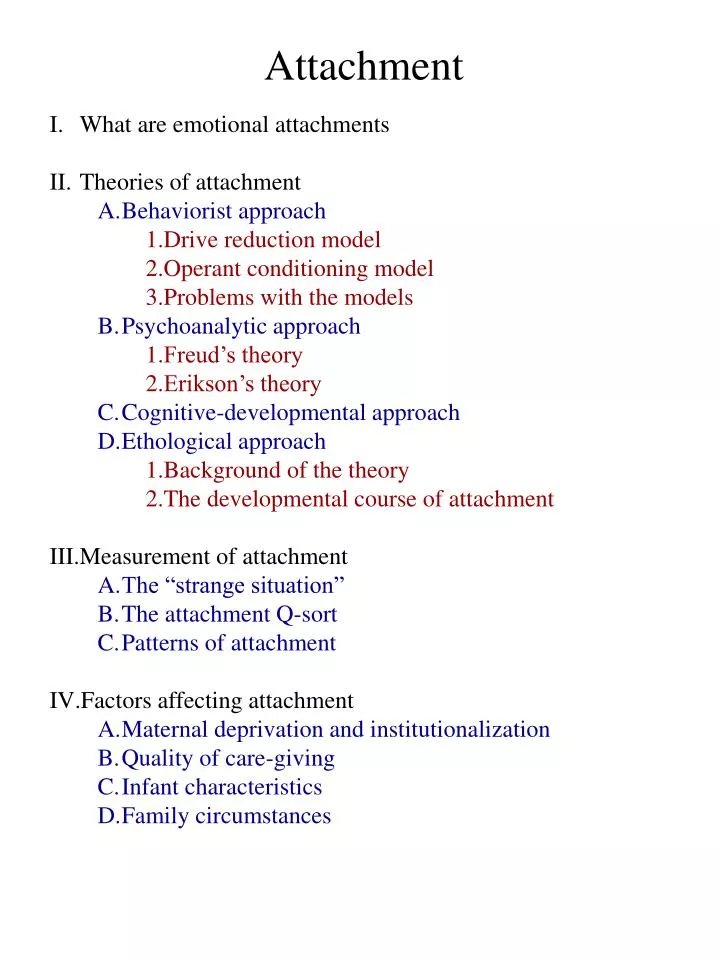 PPT - Attachment PowerPoint Presentation, free download - ID:1378727