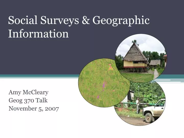 PPT - Social Surveys & Geographic Information PowerPoint Presentation ...