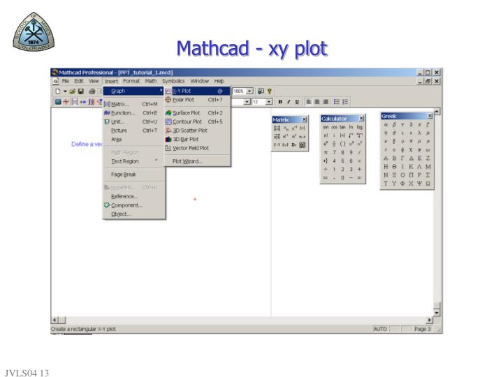 PPT - EG413 Computer Aided Engineering Tutorial 1: Mathcad, step-by ...