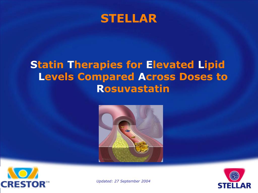 PPT - Rozuvastatin ( CRESTOR ® ) novi statin sa sveobuhvatnim efektom ...