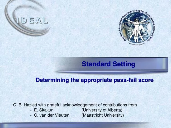 PPT - Standard Setting PowerPoint Presentation, free download - ID:1380267