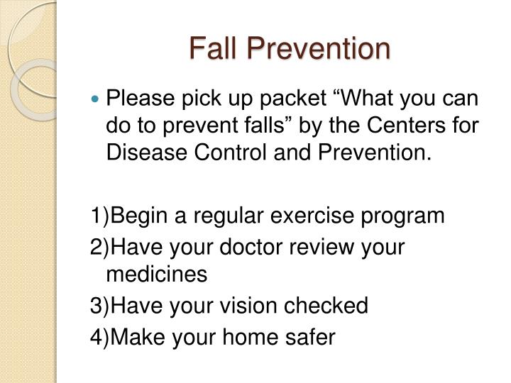 PPT - Balance and Fall Prevention PowerPoint Presentation - ID:1381067