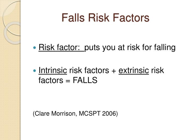 PPT - Balance and Fall Prevention PowerPoint Presentation - ID:1381067