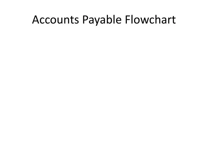 PPT - Accounts Payable Flowchart PowerPoint Presentation, free download ...