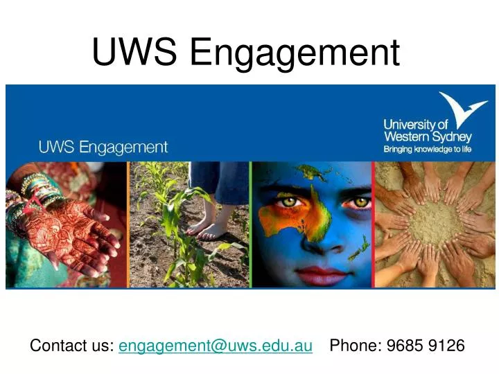 PPT - UWS Engagement PowerPoint Presentation, free download - ID:1383323
