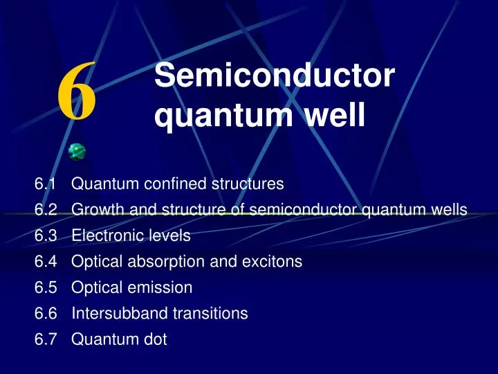 PPT - Semiconductor quantum well PowerPoint Presentation, free download ...