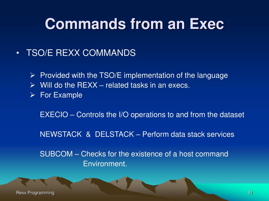 Ppt Introduction To Rexx Programming Syntax Instructions And Functions Powerpoint